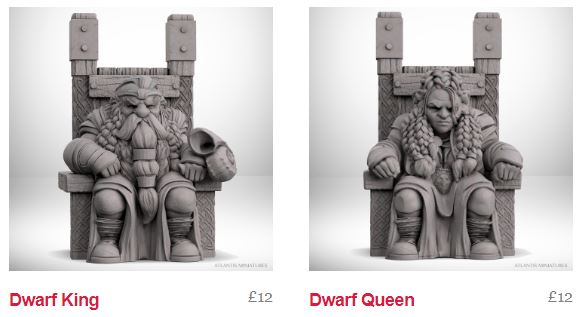 Ogres Now Available for Pre-Orders+ Dwarf King and Queen Released ...