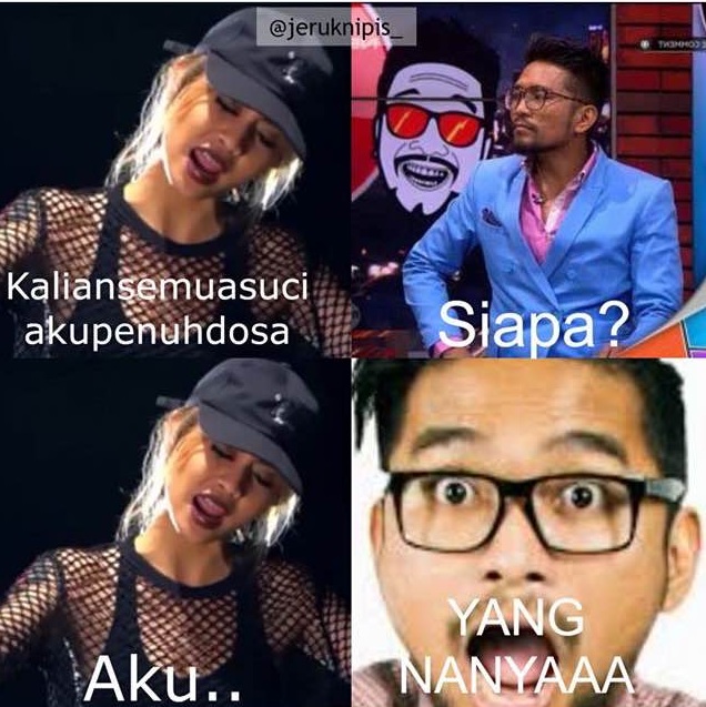 18 Meme 'Kalian Semua Suci Aku Penuh Dosa' ala Awkarin Ini Bikin Ngakak ...