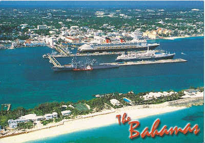 Nassau Harbour, Bahamas ~ A Journey of Postcards