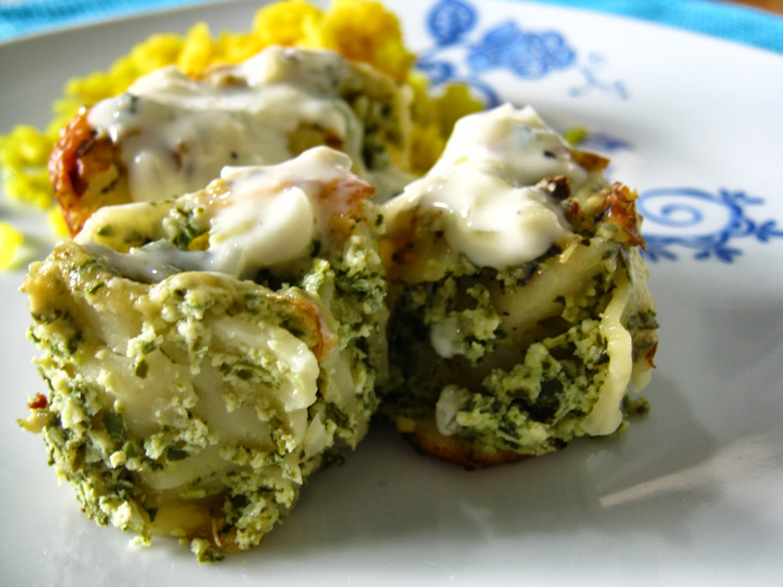 Rondelli de espinafre e ricota ~ ... é de comer?