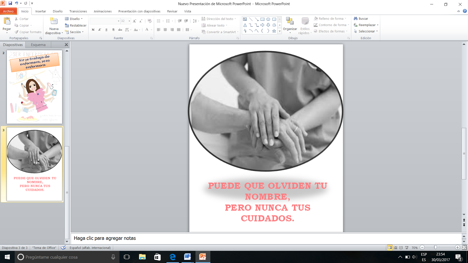 Proyecto enfermera: POSTER HTM I