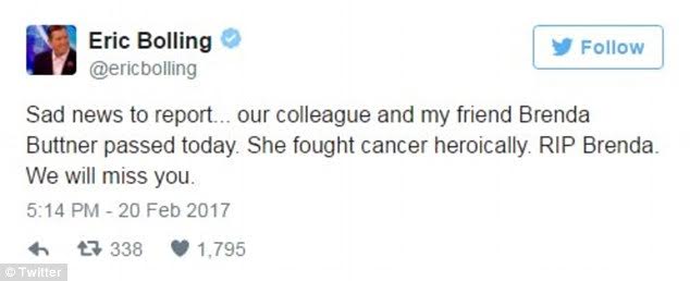 Fox News Host, Brenda Buttner, dies of cancer at 55