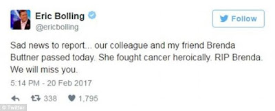 Fox News Host, Brenda Buttner, dies of cancer at 55