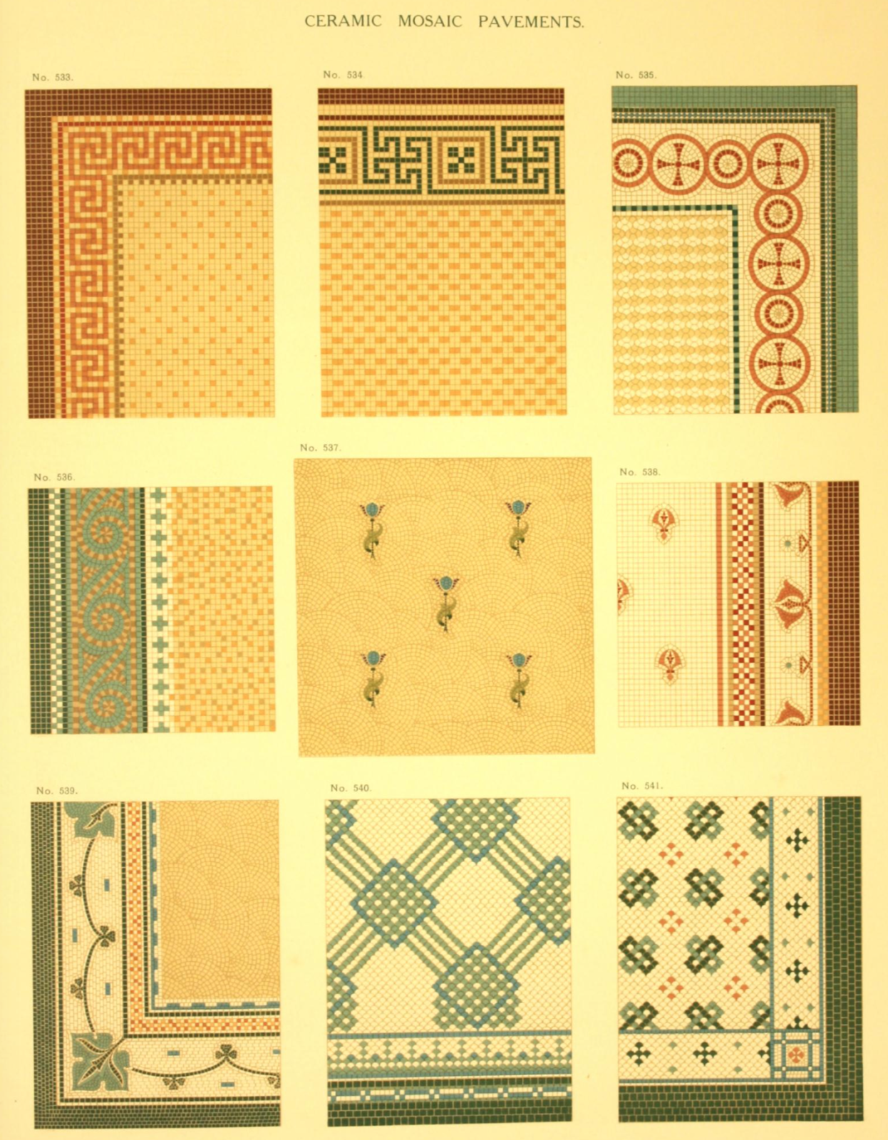 Laurelhurst Craftsman Bungalow: Minton Tile 1909 catalog