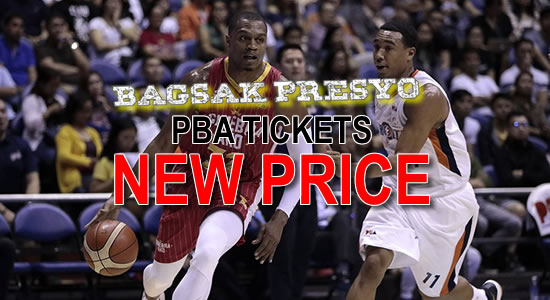 LOOK: PBA Bagsak Presyo Tickets Quarterfinals 2018 Commissioner's Cup List