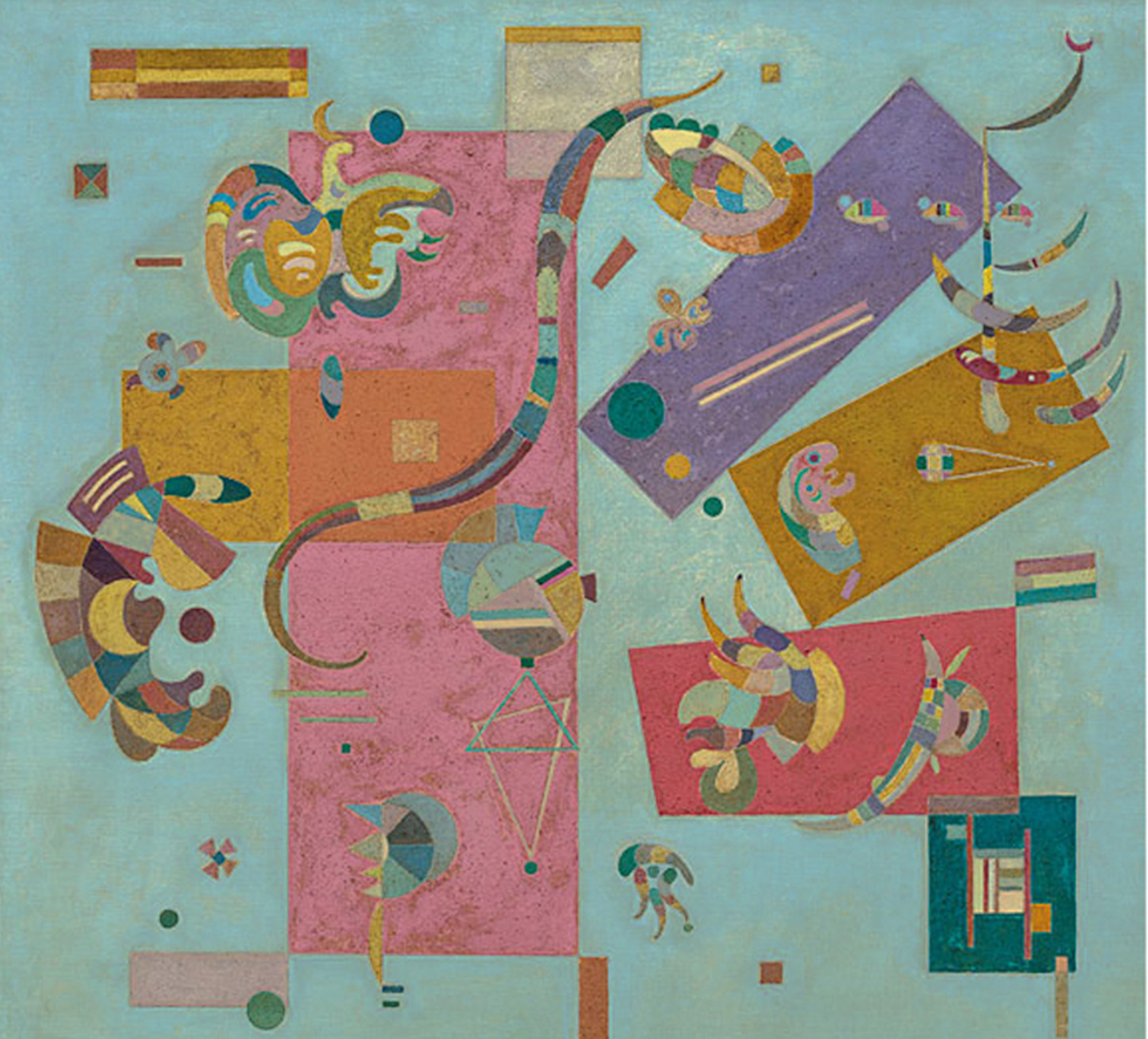 Oeuvre Kandinsky Lignes Obliques By Affiche Gif