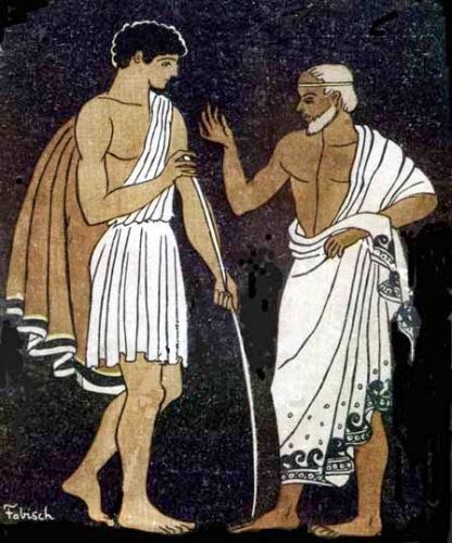 Athena In The Odyssey Helping Odysseus