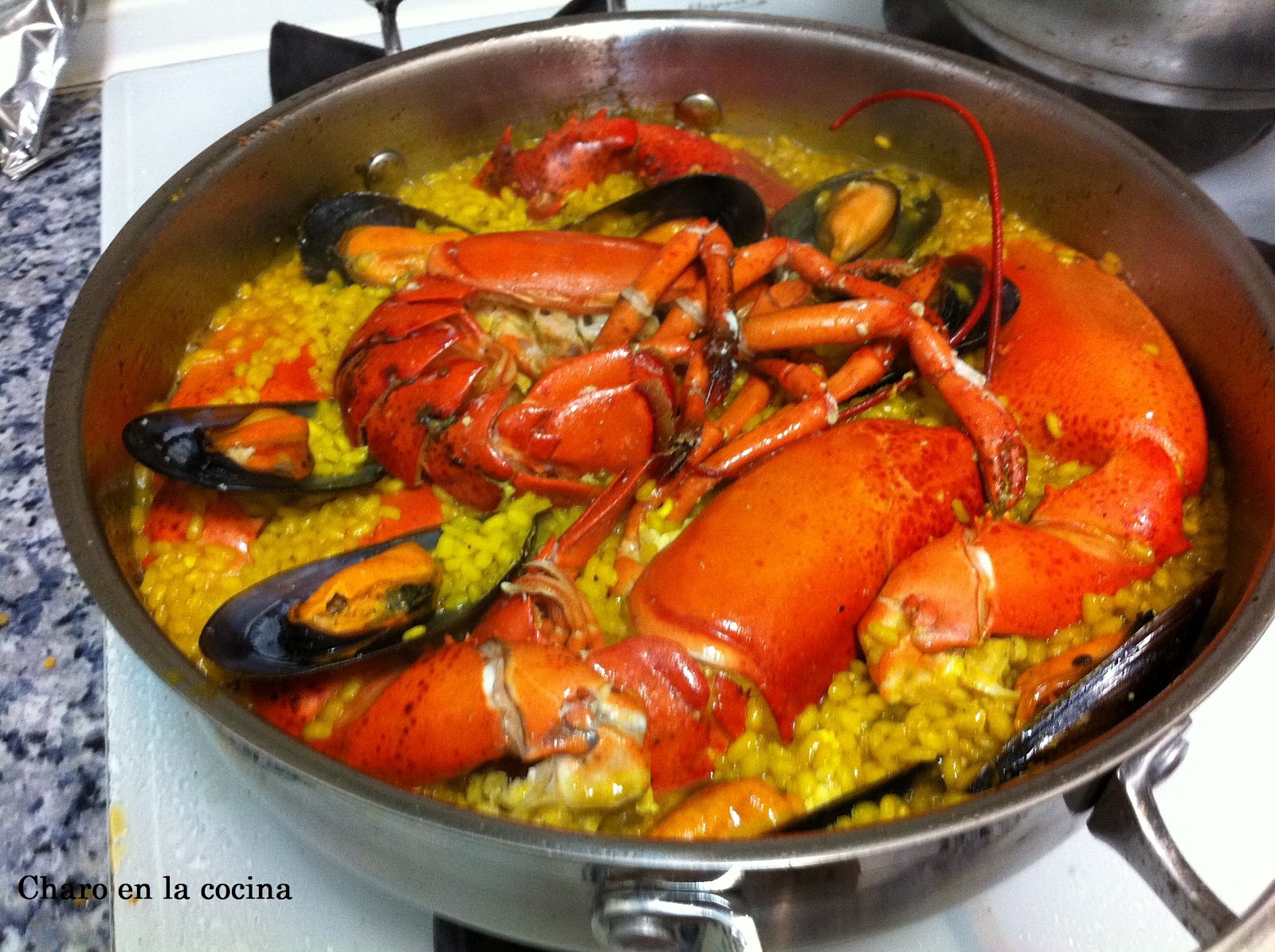 Charo en la cocina: Arroz con Bogavante