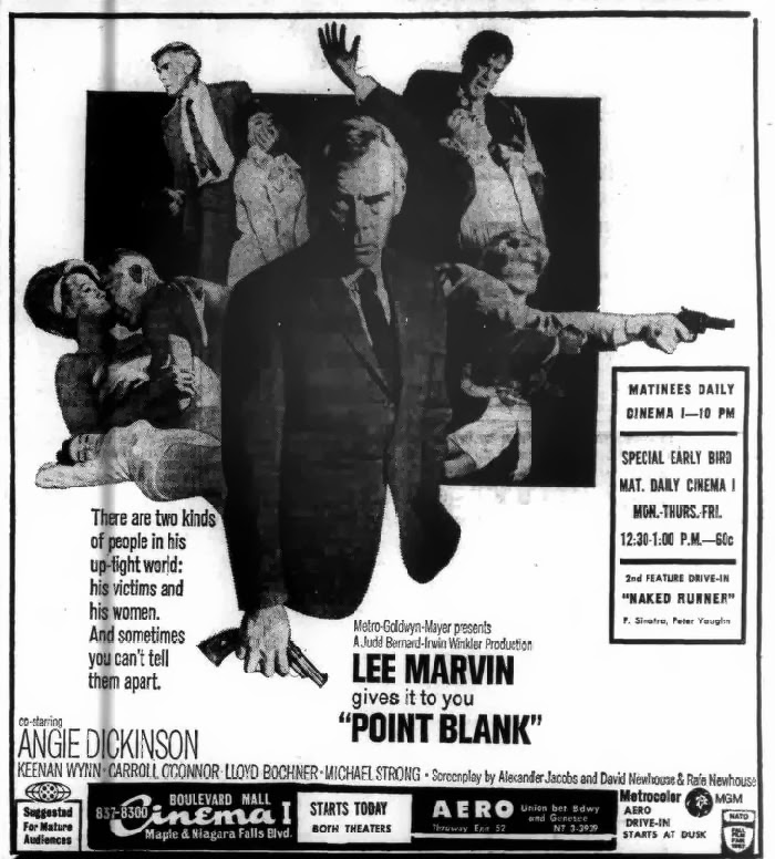 Asta's Doghouse: Point Blank (1967) Lee Marvin & Angie Dickinson