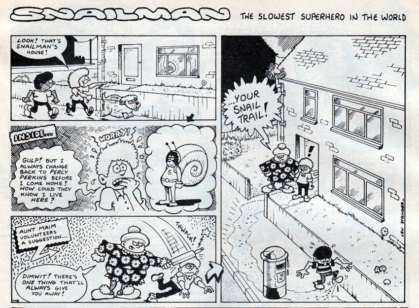 BLIMEY! The Blog of British Comics: Marvel UK: Captain Wally and Snail-Man