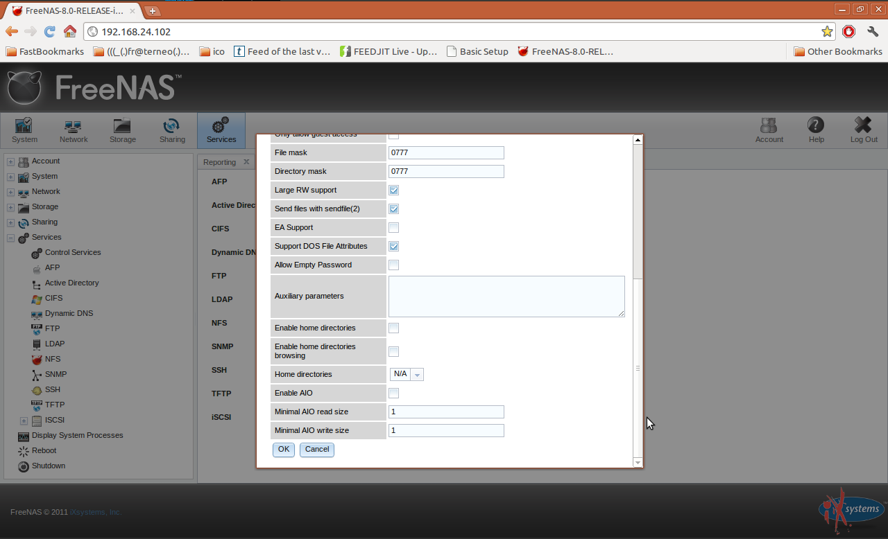fraterneo GNU/Linux: Configurando un NAS sencillo con FreeNAS