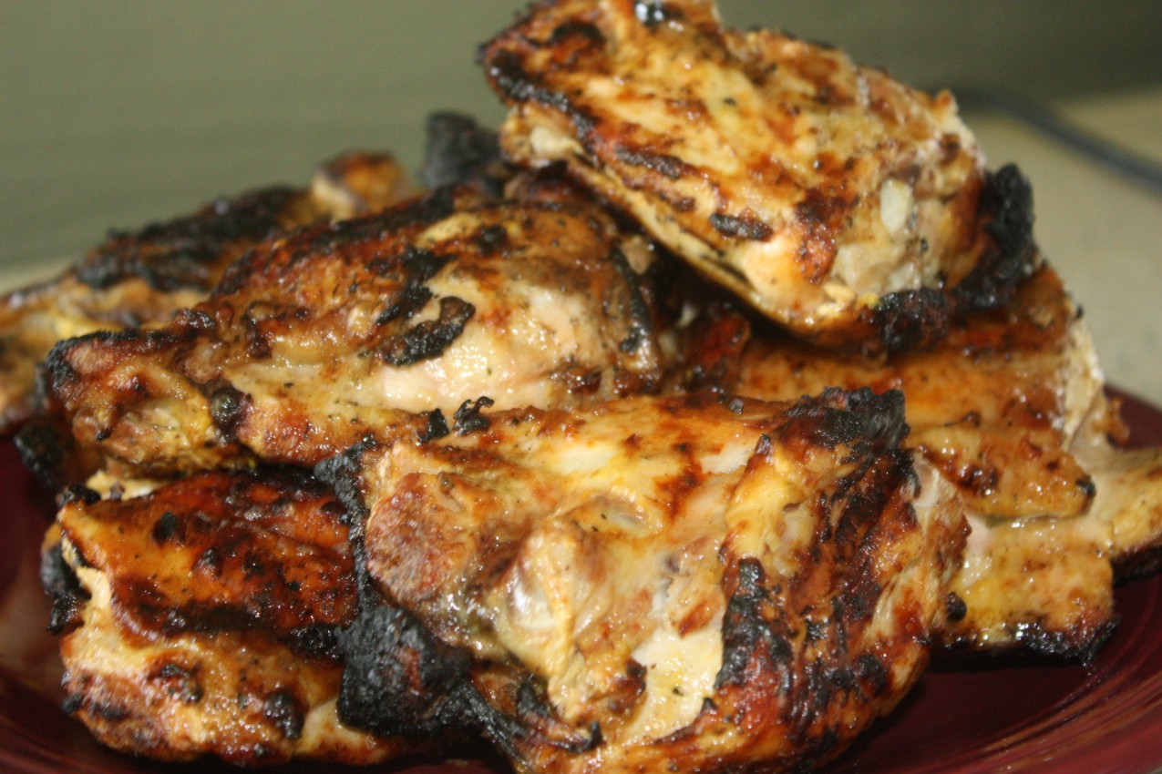 pass the peas, please: carolina-style barbecue chicken