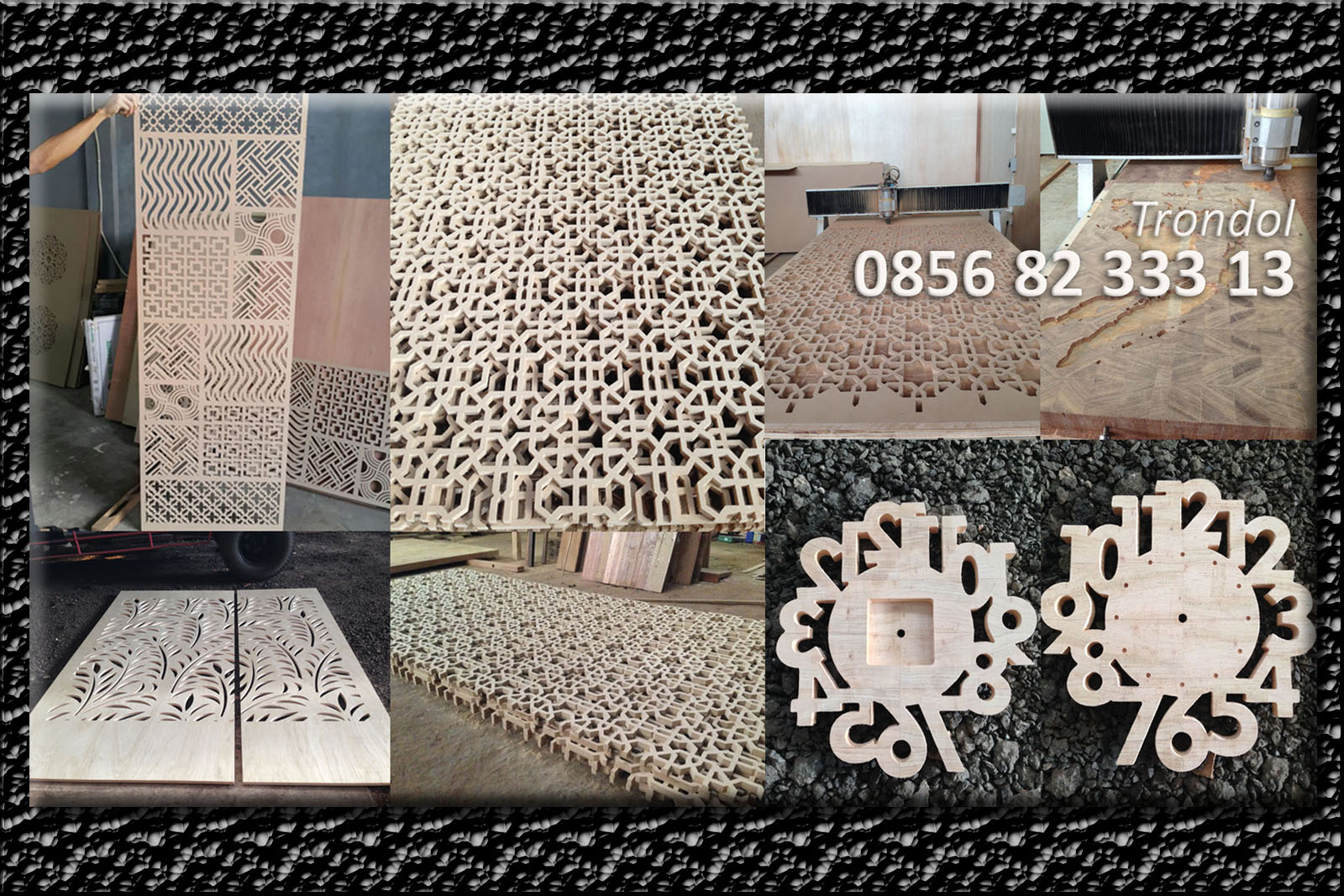 Jasa Laser Cutting dan CNC Router Cutting MDF,ACP,WPC,PVC,Triplek ...