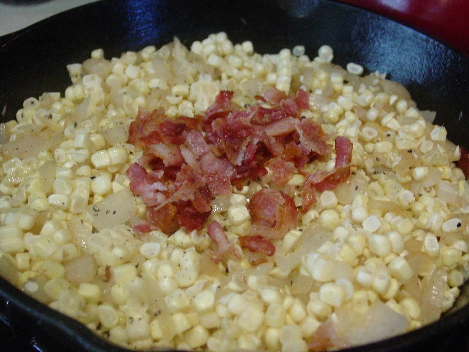 The Dirty Floor: White Corn Bacon Skillet