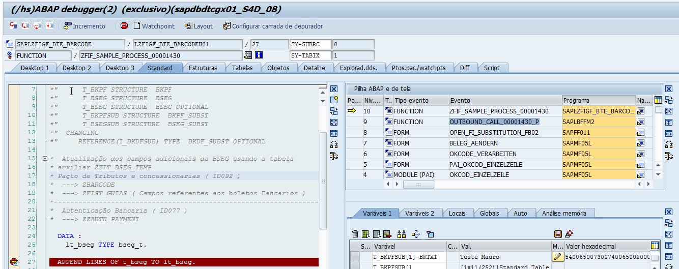 ABAP Junior: Business Transaction Events ( BTE ) - FIBF