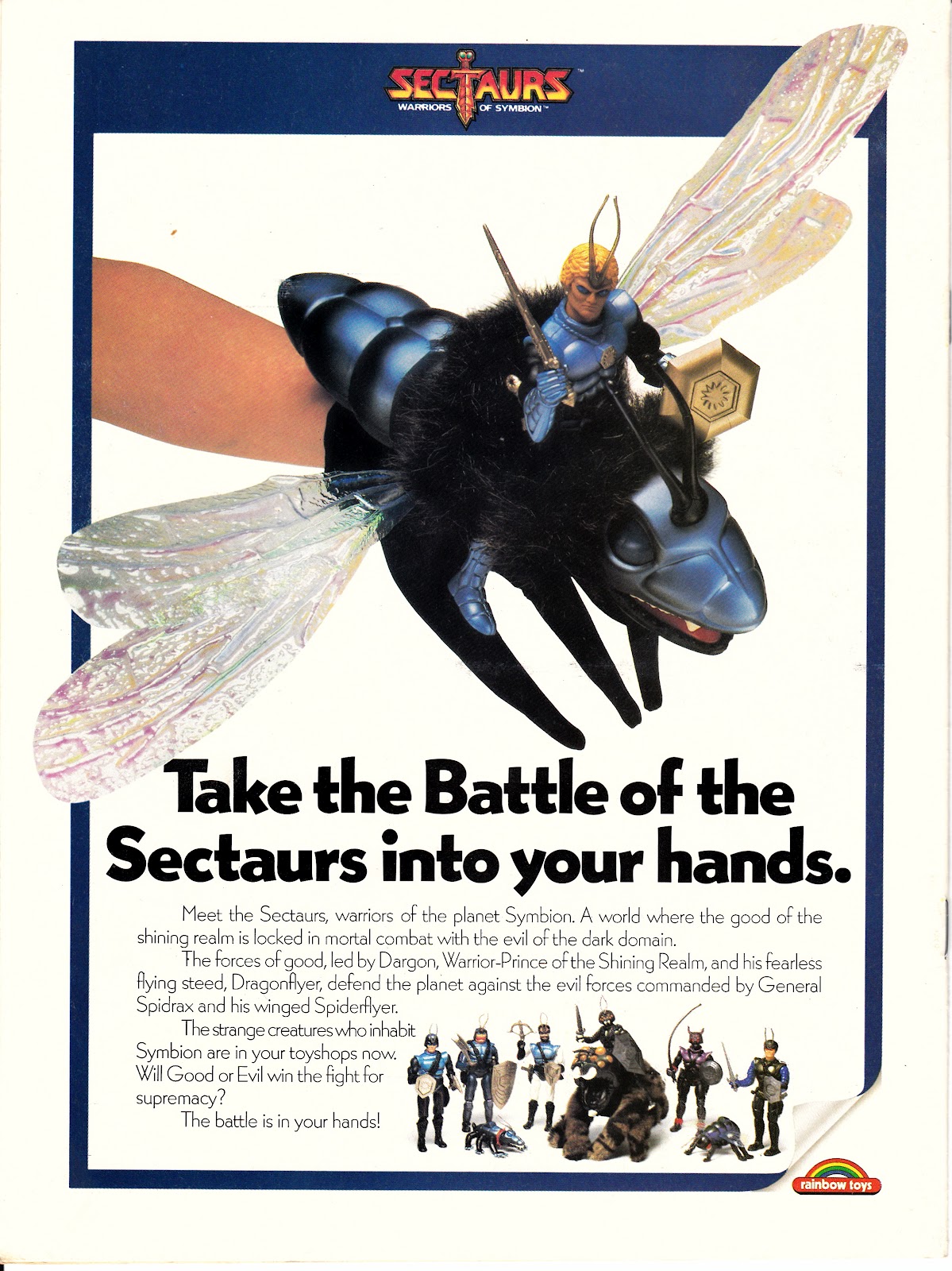 STARLOGGED - GEEK MEDIA AGAIN: 1985: SECTAURS US TV SPOT/ UK PRINT ADVERT