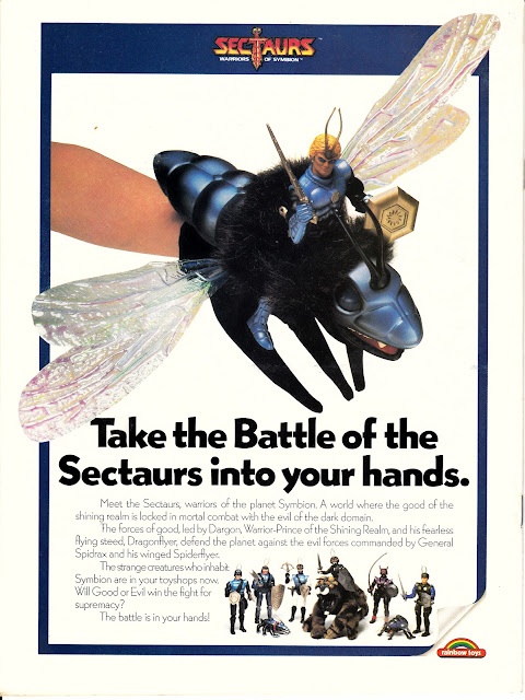 STARLOGGED - GEEK MEDIA AGAIN: 1985: SECTAURS US TV SPOT/ UK PRINT ADVERT