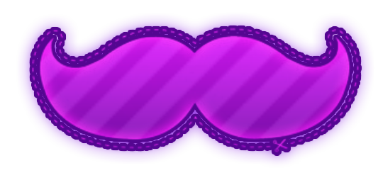 Mostachos de colores - Imagui