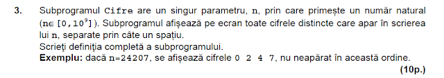 Rezolvare Simulare BAC 2015 Informatica (MI) - Subiectul al III-lea problema 3 - Invata.info
