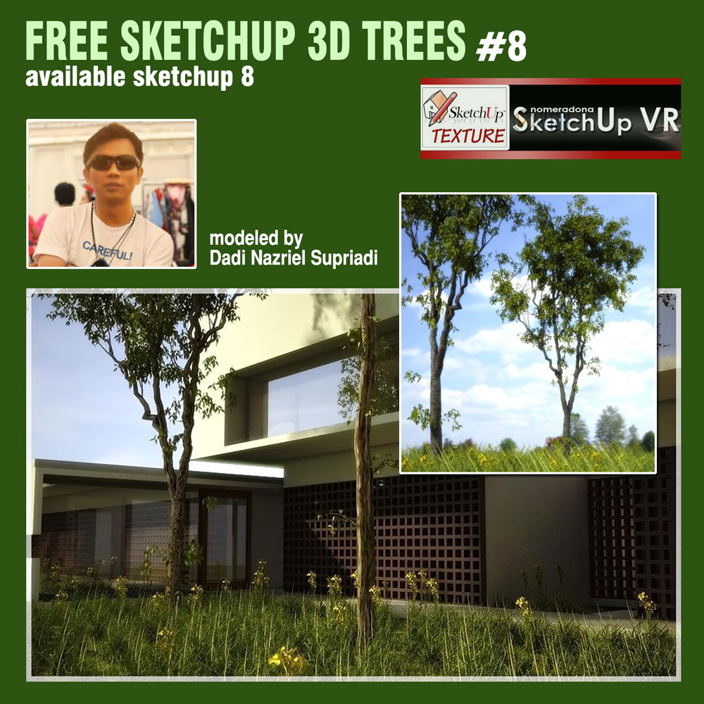 Free Sketchup 3d Model Tree 8 Tutorial Sketchup