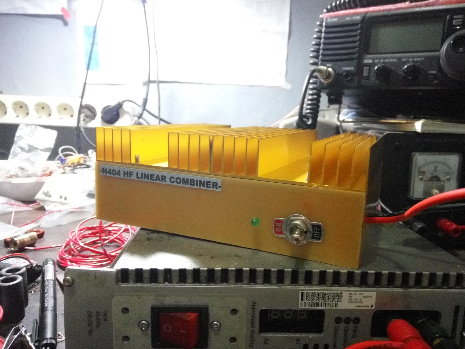 NORMAN RADIO AMATEUR WORKSHOP: N404 v1 HF combiner Amplifier 40m band