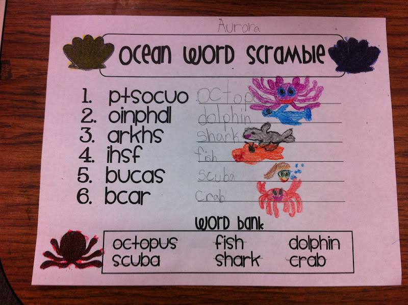 Welcome to Room 36!: Under the sea fun and a freebie