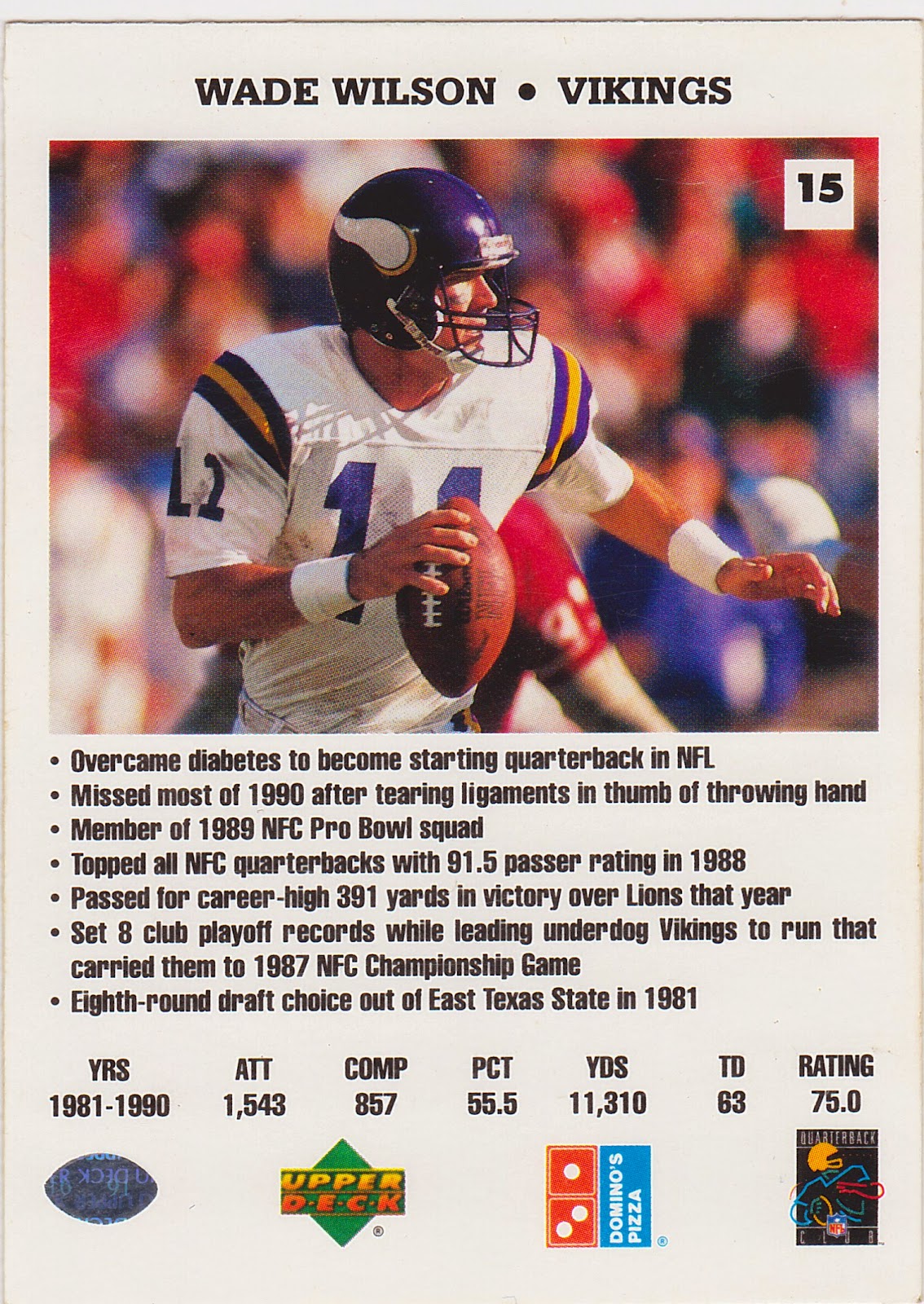 The Five Tool Collector: Monday Morning Quarterback #29 Wade Wilson ...