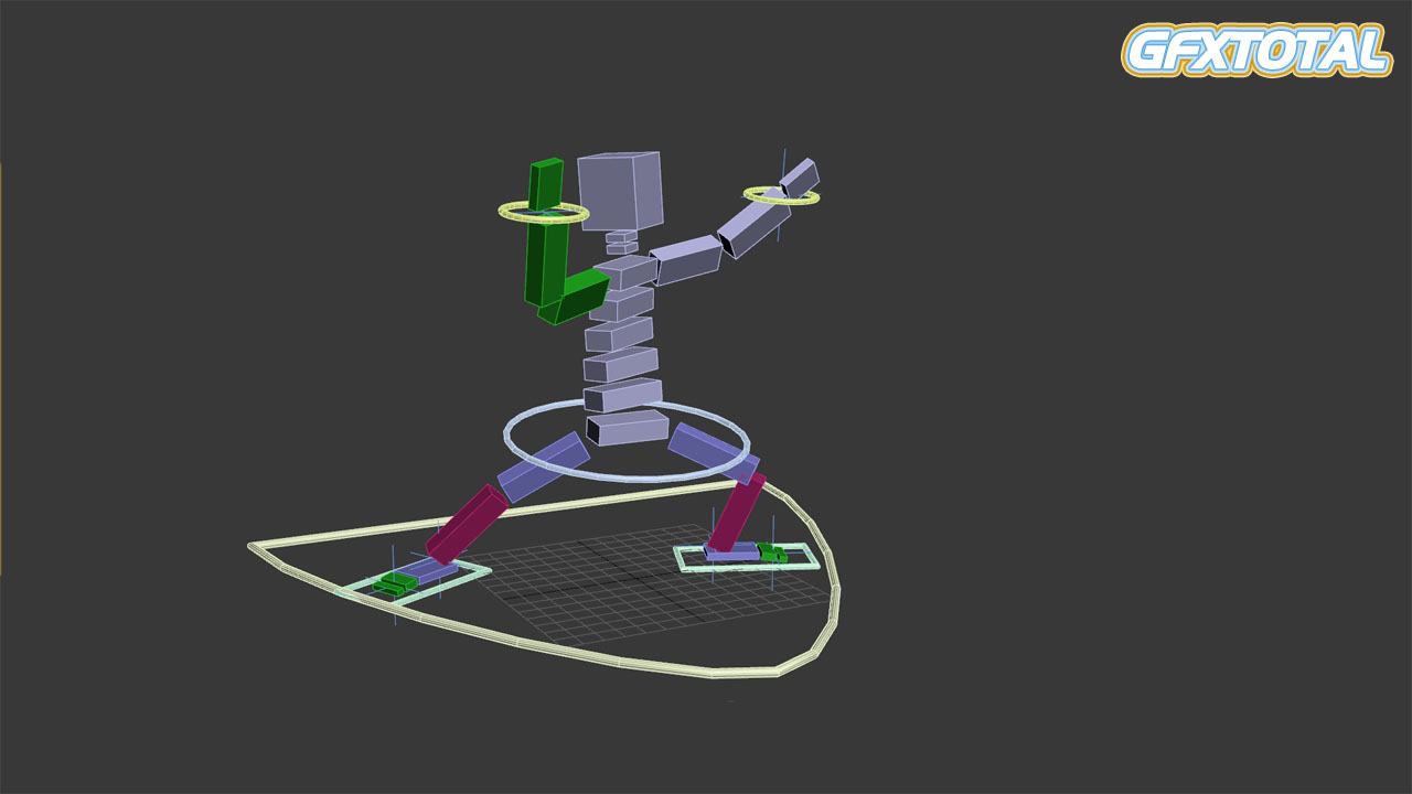 GFX Total: Tutorial - Introdução a animação - Rig 3Ds Max Parte 02