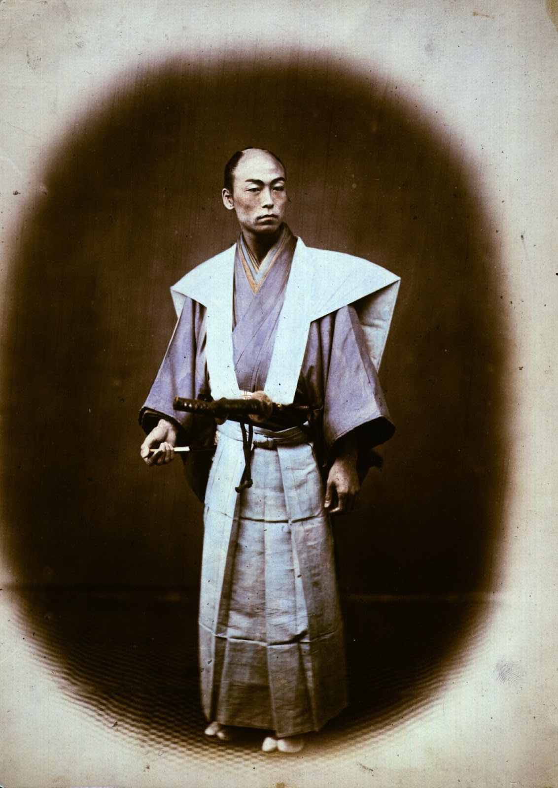 Extremely Rare and Fascinating Hand-Colored Photos of the Last Samurai ...