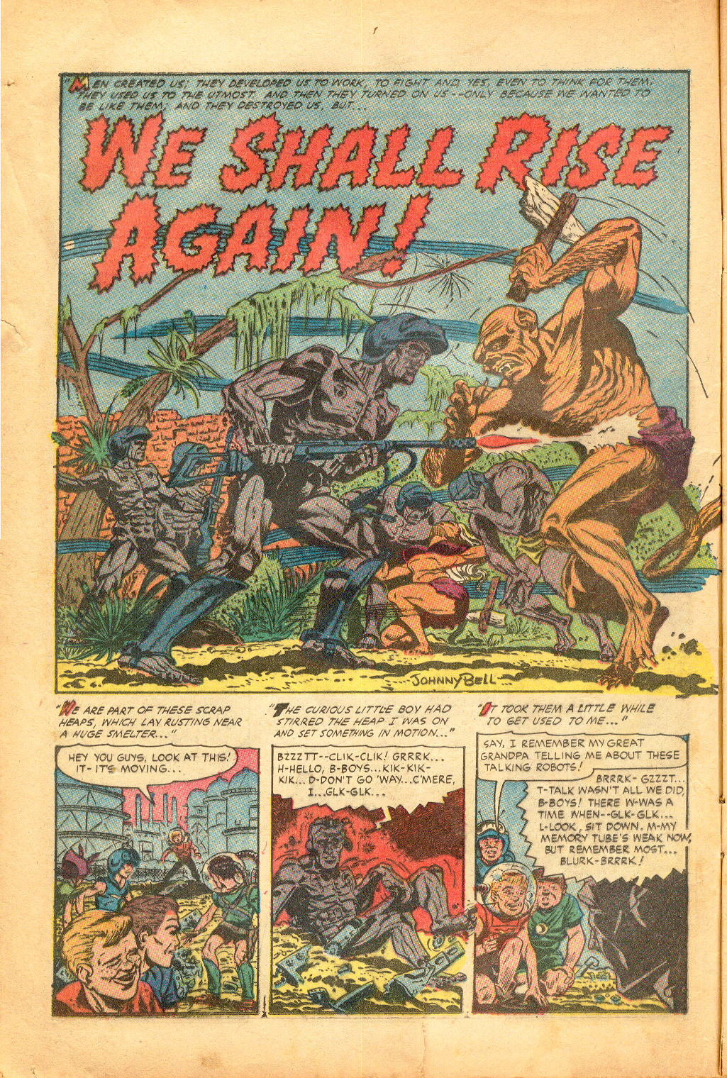 Four-Color Shadows: We Shall Rise Again-Johnny Bell-1953