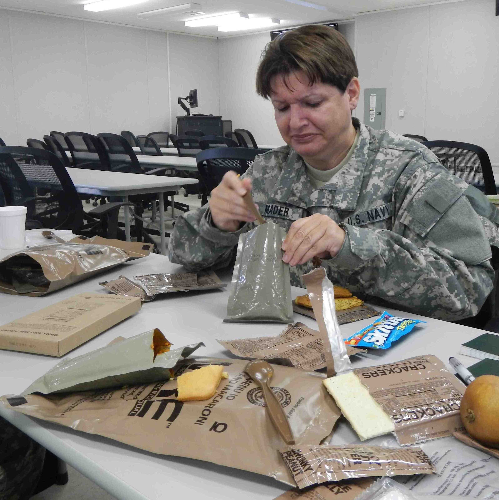 RACIONES DE COMBATE DEL US ARMY MRE.