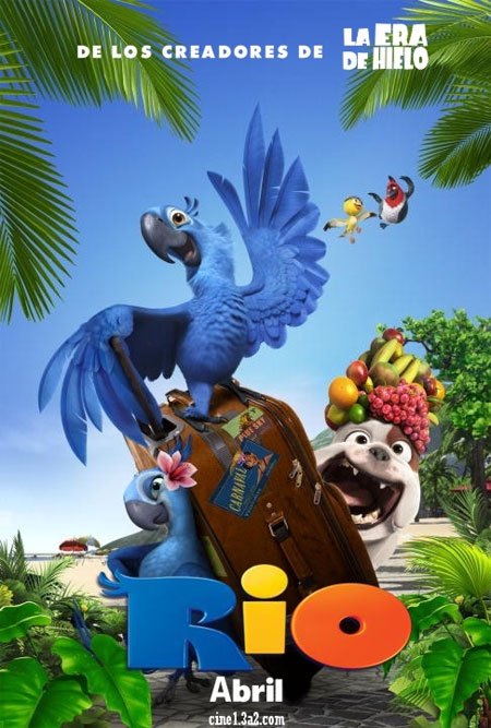 Em Set: Animação 'Rio' tem novos cartazes divulgados