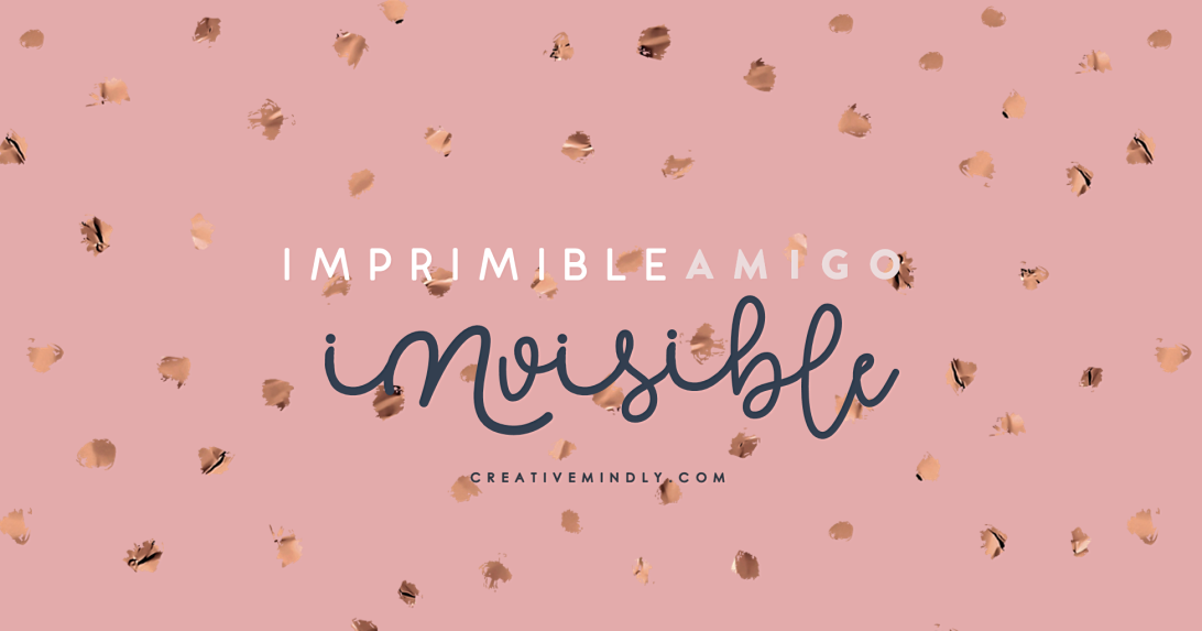 Creative Mindly: Imprimible gratis para el amigo invisible