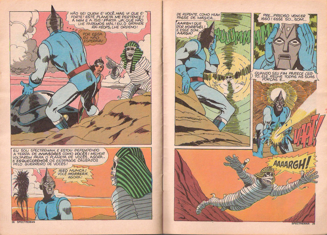 Les intercalaires nucléaires: Spectreman en bande dessinée (bd n°4 so ...