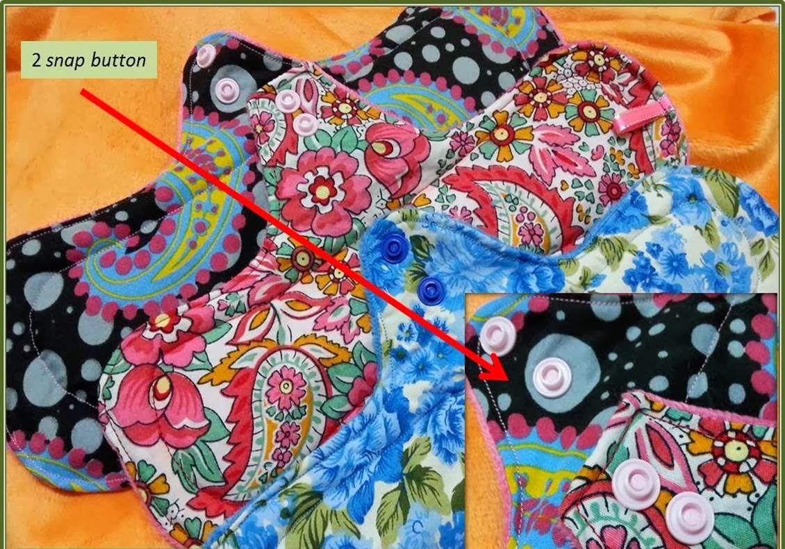 Tutorial Jahit Pad Kain Bebas Kimi: Mari Jahit Pad Kain Sangat Menjimatkan