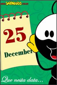 "Minha Herança": * Cartão de Natal com "Smilinguido"