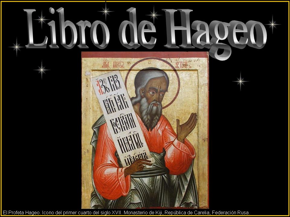 Biblia - Libro de Hageo