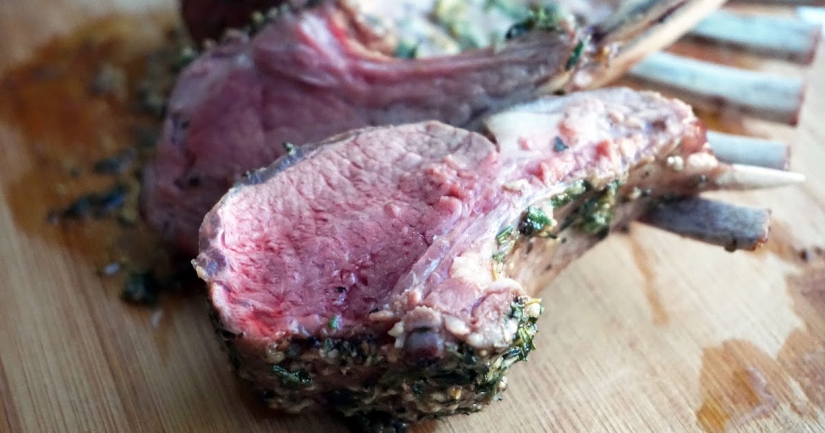 Roasted Lamb Rack | The Kitchen Nerd