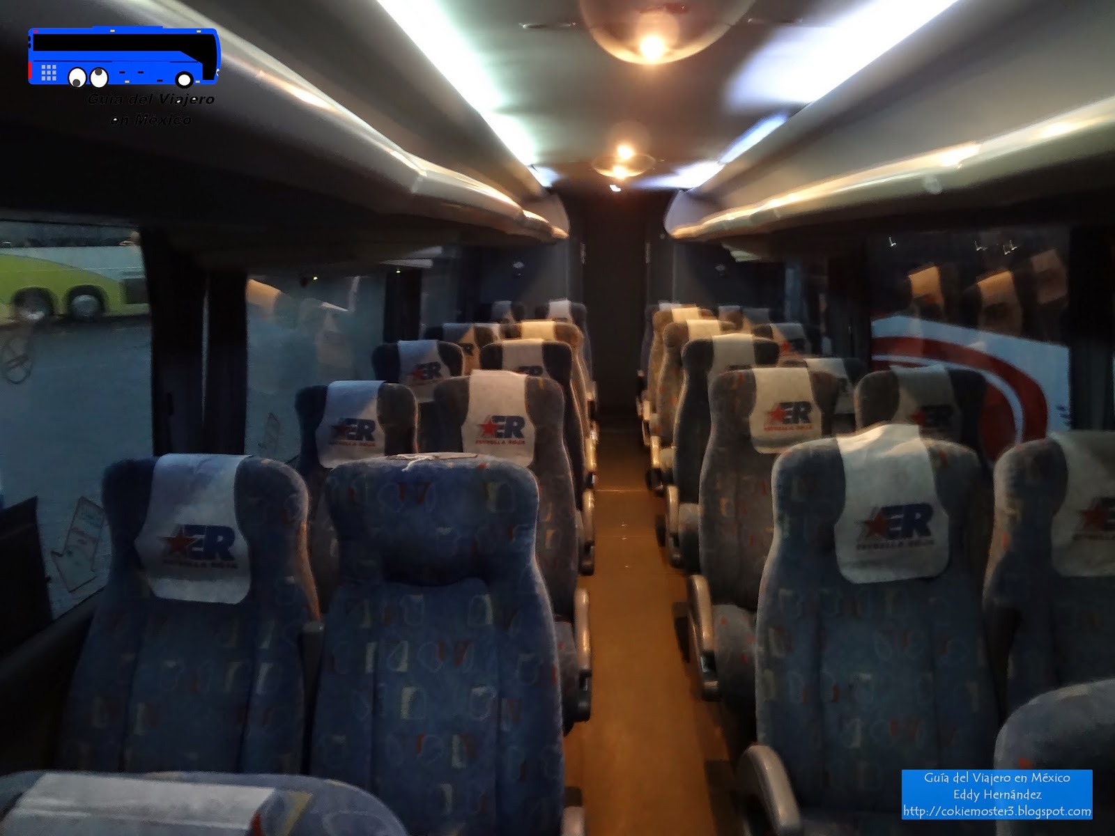 Viendo interiores de autobuses