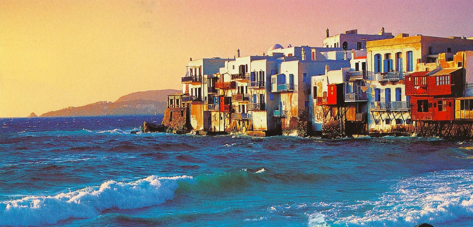 My Favorite Views: Greece - Seaside Village at Sunset