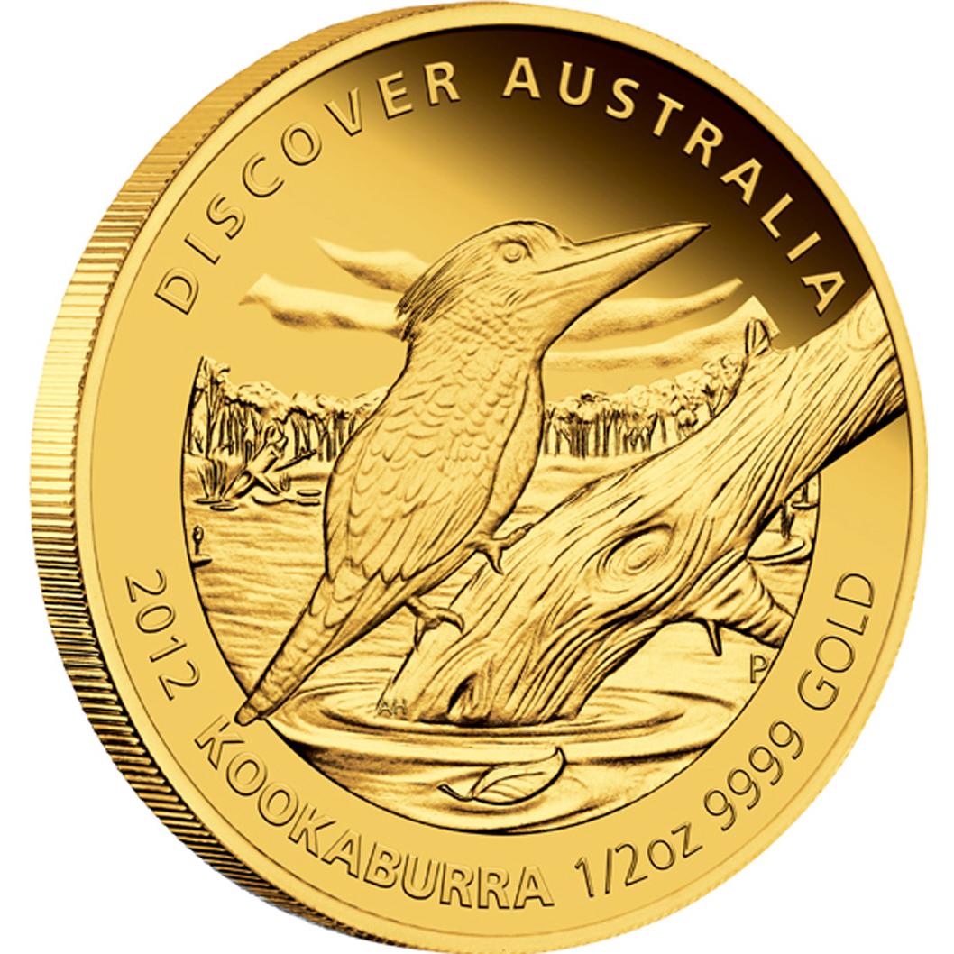 Australia Gold: 2012 Discover Australia – Kookaburra 1/2oz, 1/10oz, 1 ...