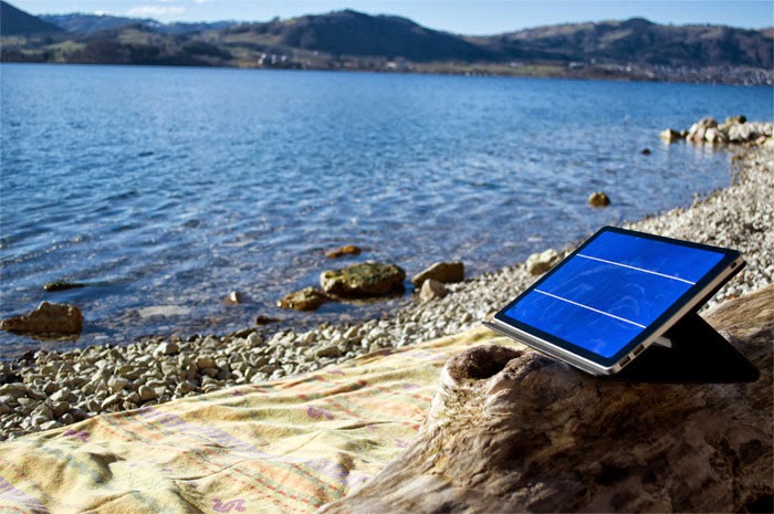 Solartab, the premium solar charger for phones and tablets, takes ...