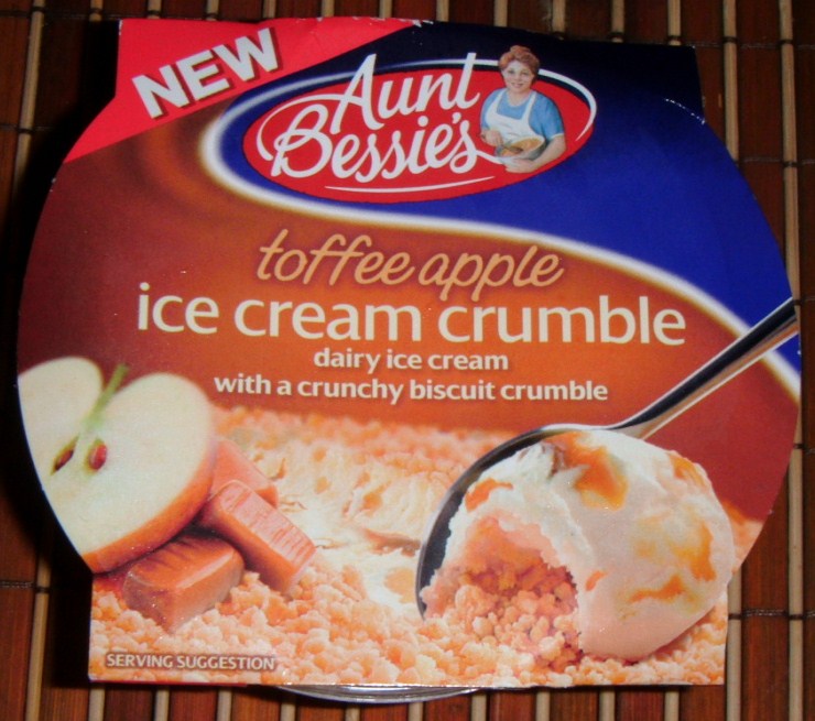 FOODSTUFF FINDS: Aunt Bessie’s Toffee apple Ice Cream Crumble (Nisa ...