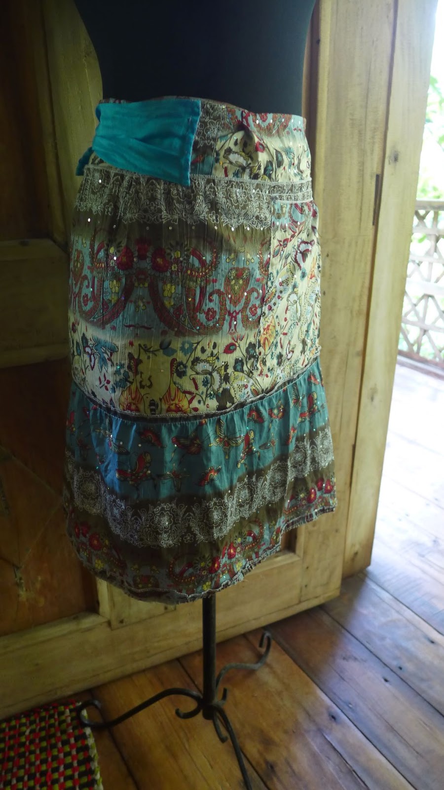 Recycling Project - Wrap Skirt