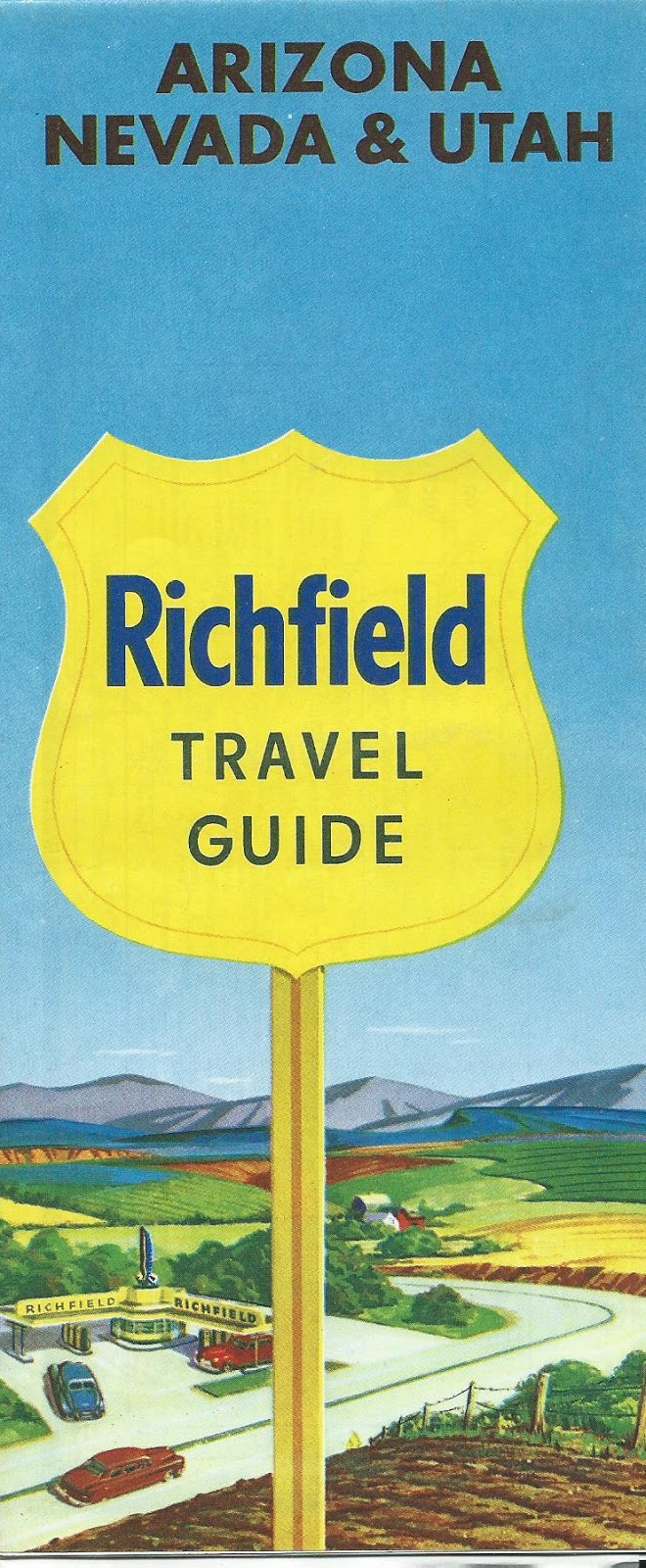 ON THE ROAD AGAIN: 1960 Richfield Road Map of Arizona, Nevada & Utah