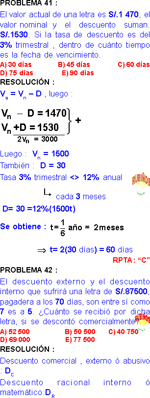 REGLA DE DESCUENTO COMERCIAL EJERCICIOS RESUELTOS PDF