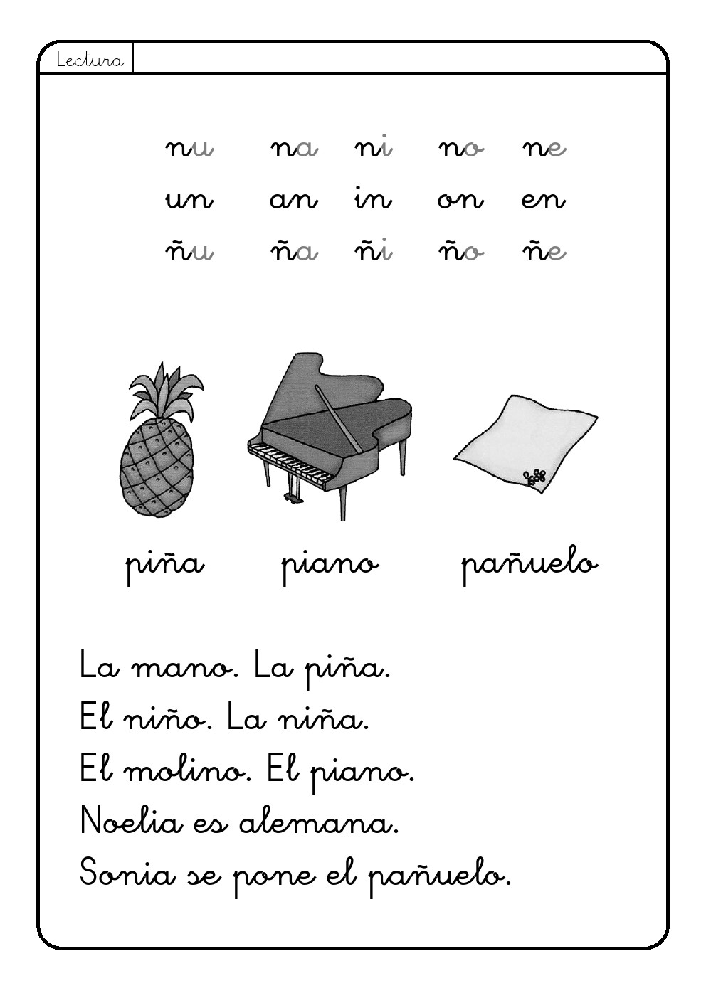 Letra N | n ~ La Eduteca