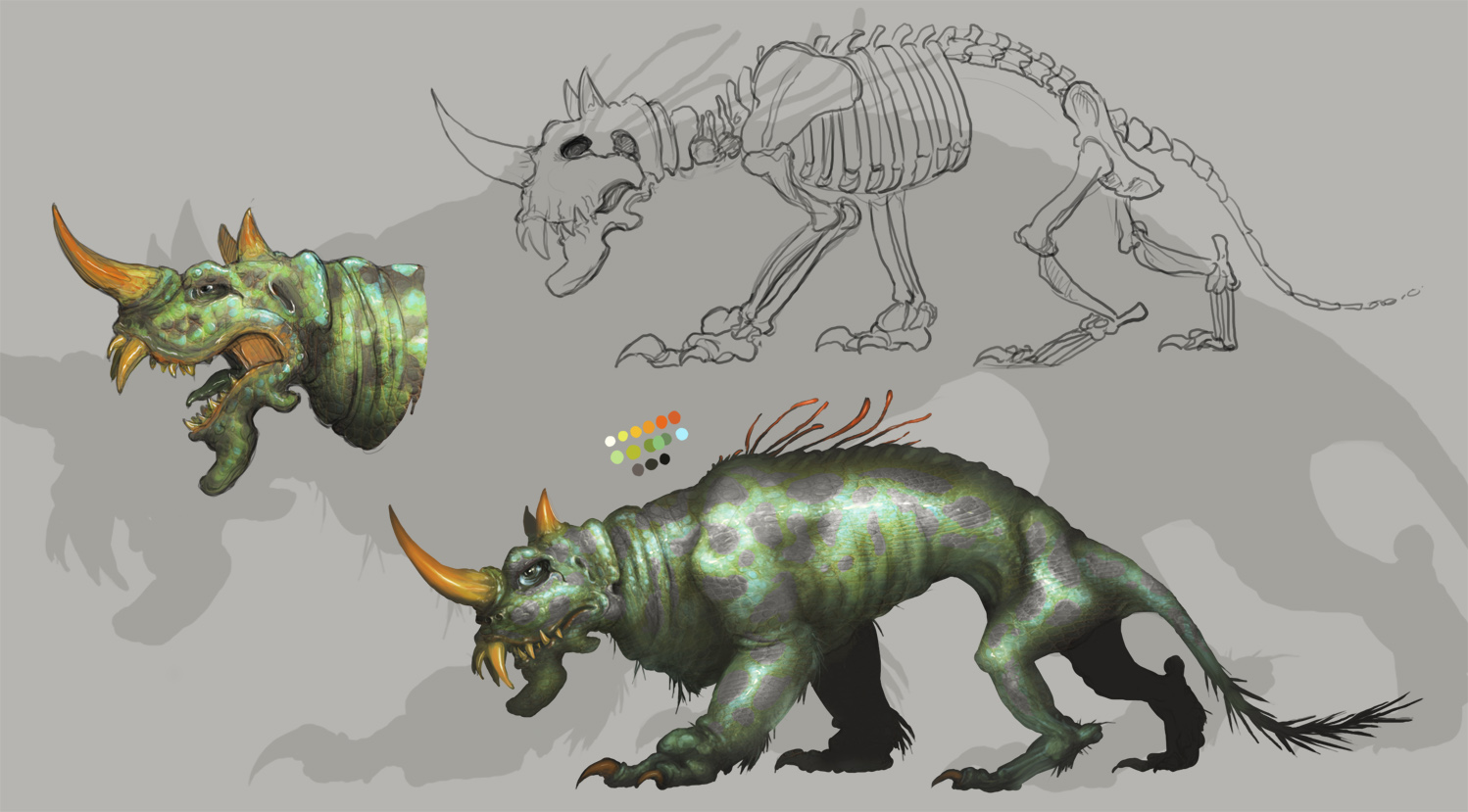 Anastasia Krylova: Alien jungle creatures and plants