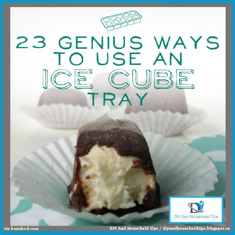 DIY And Household Tips: 23 Genius Ways To Use An Ice Cube Tray