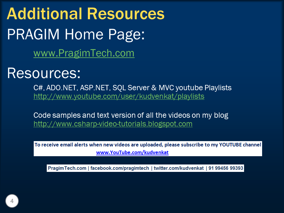 Sql Server Net And C Video Tutorial Javascript Objects And Reference Variables Slides